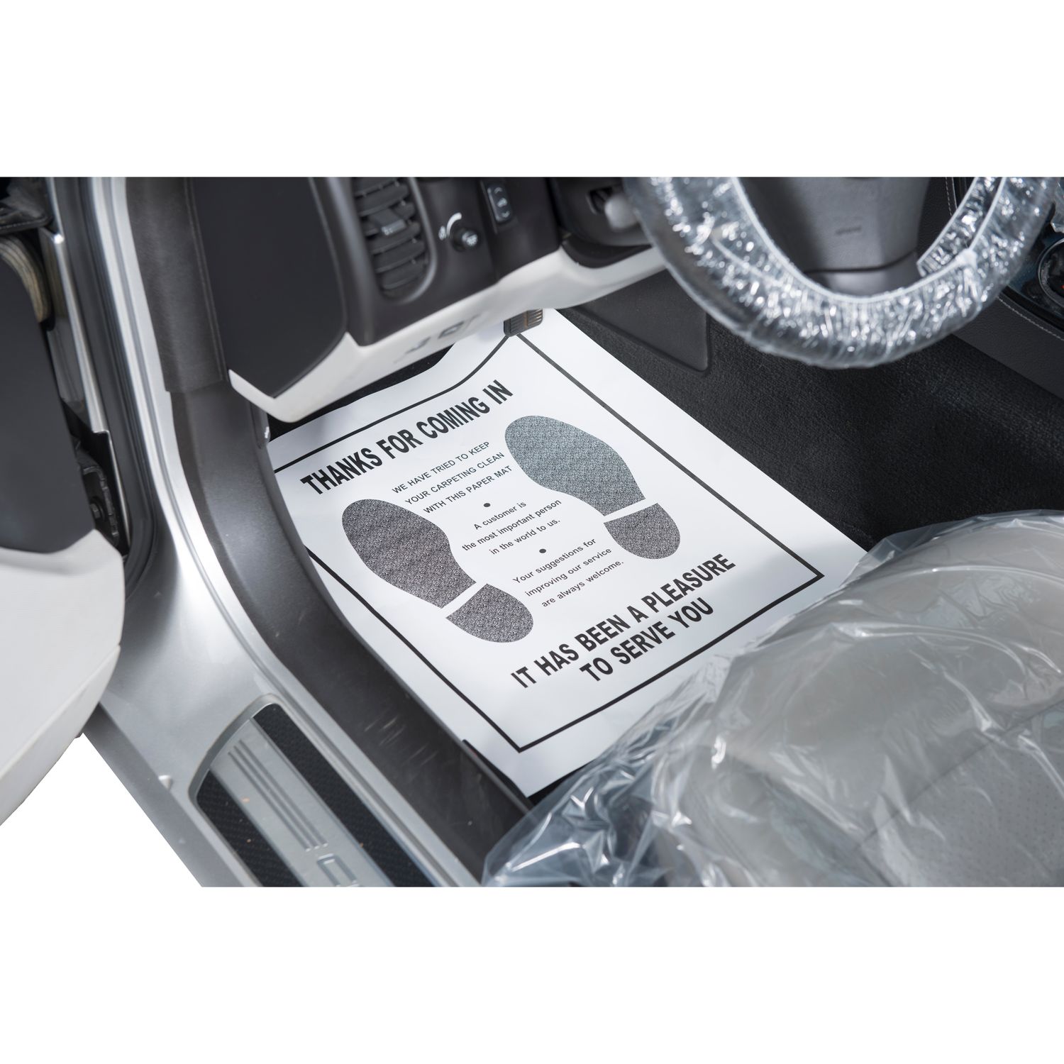 Dell Corning 17 x 19 Coated Paper Floor Mat 250 per Case at AutoZone