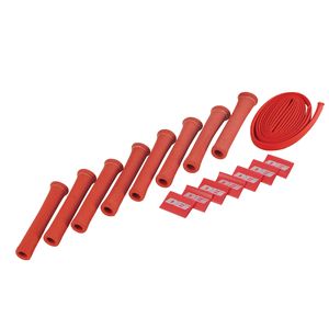 Design Engineering Red 8 Cylinder Kit Protect-A-Boot and Wire Kit