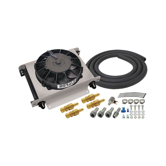 Derale 13.0in X 10.0in X 5.6in Hyper Cool Remote Fan Fluid Cooler