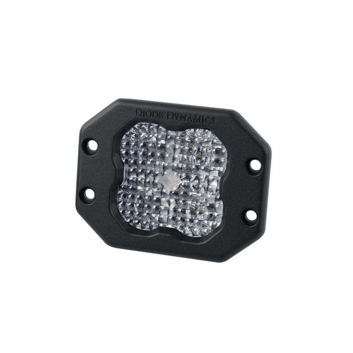 Diode Dynamics SS3 Sport Amber Backlight White Flood Flush LED Light Pod