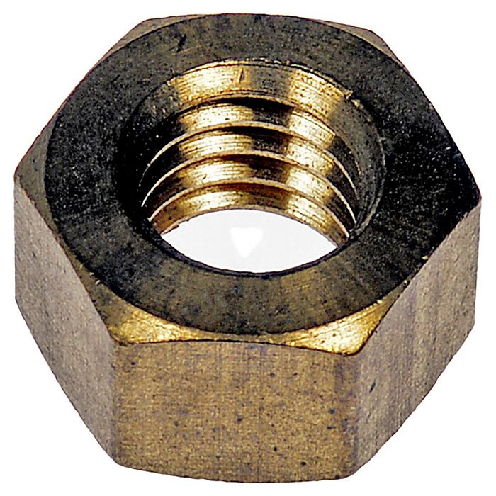 Dorman - Autograde 3/8in - 16 Thread 9/16in Height Brass Hex Nut