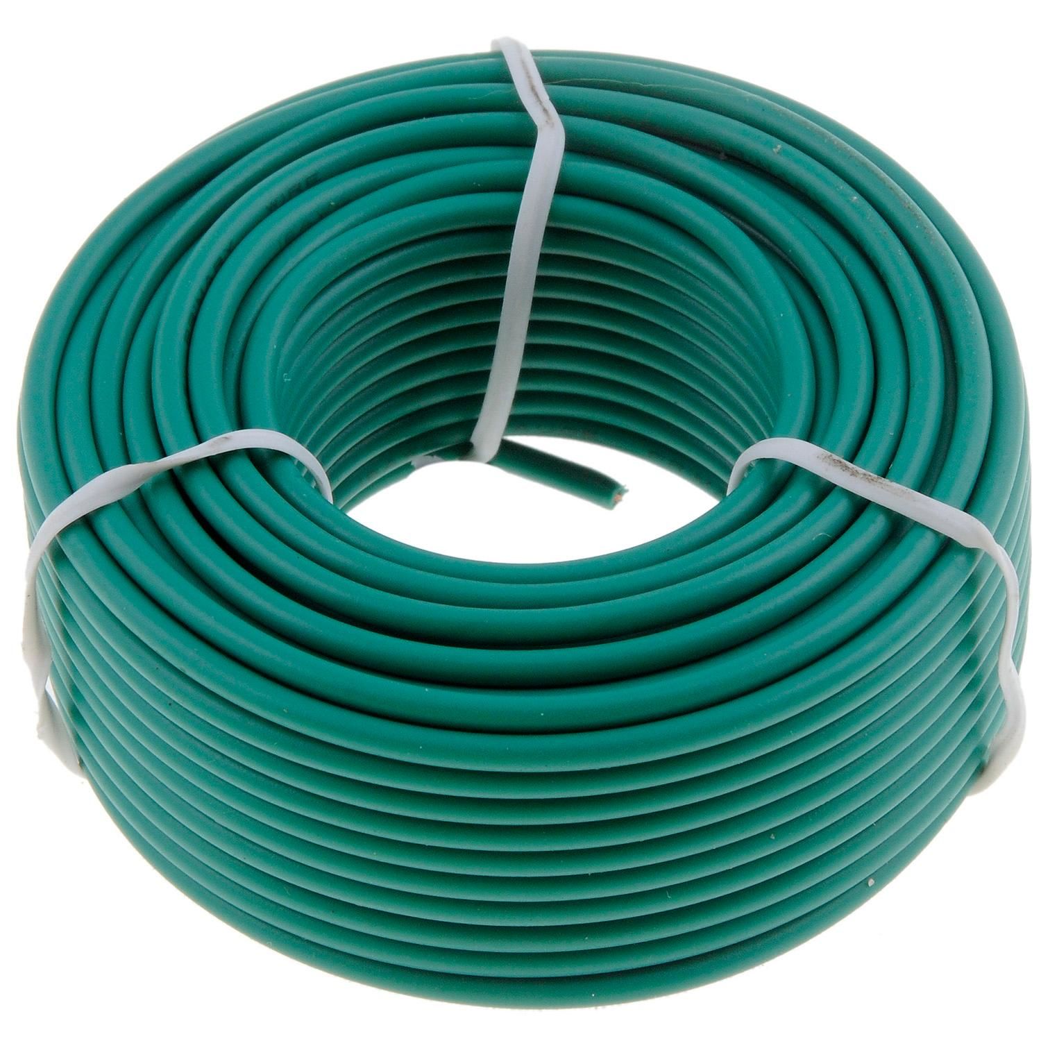 Hardware Green PVC Insulation 18GA Electrical wire 100Feet Packaging ...