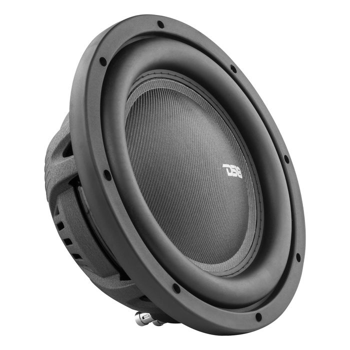 DS18 600 Watts RMS DVC 4 Ohm IXS Shallow-Mount 10in Fiber Glass Subwoofer