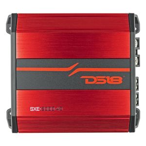 DS18 Red 4 x 150 Watts RMS 4-Ohms SXE 4-Channel Class D Amplifier