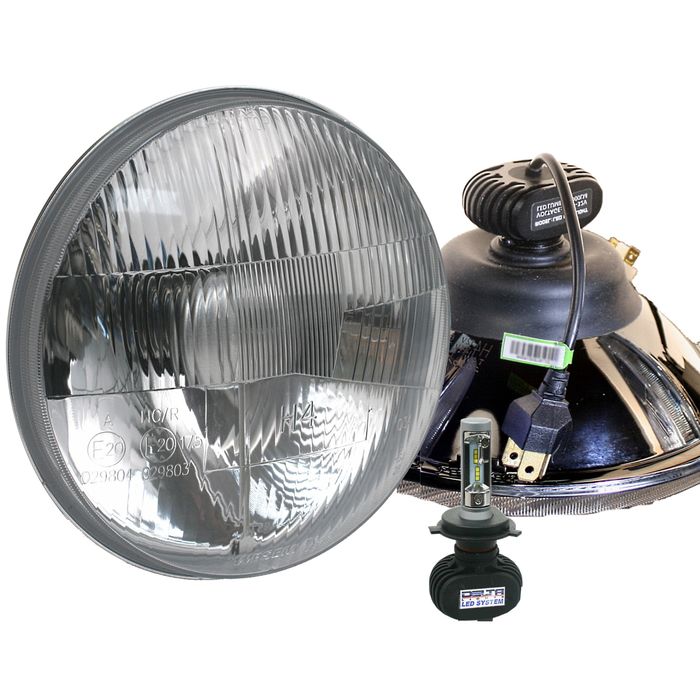 Delta Lights 7in Halogen Headlight with City Light