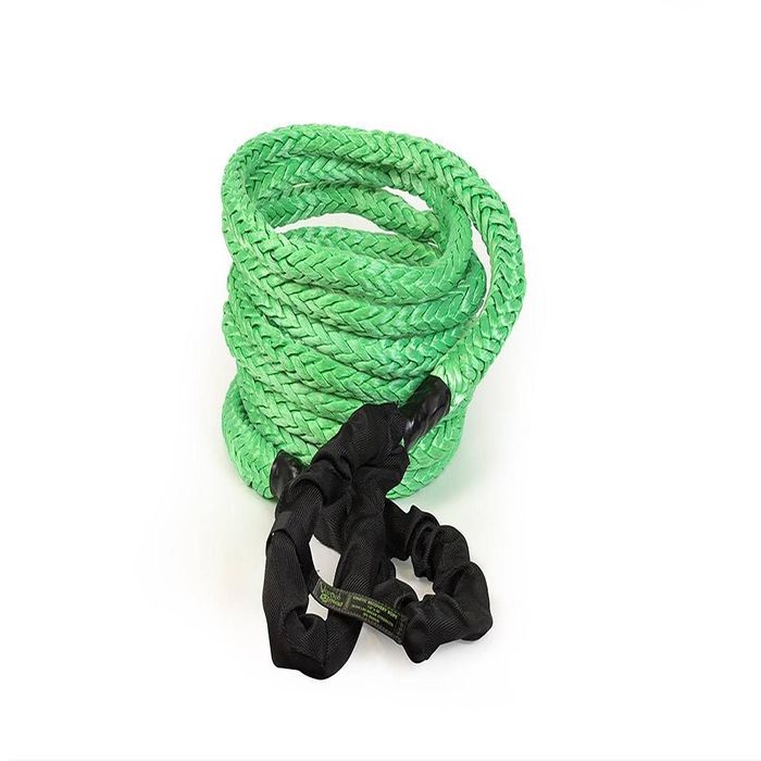 VooDoo Offroad 7/8in x 30ft Rated to 38,000lbs Green Nylon Rope with ...
