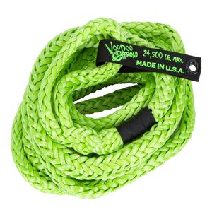 VooDoo Offroad 3/4in x 30ft Rated to 24,500lbs Green Nylon Rope with ...