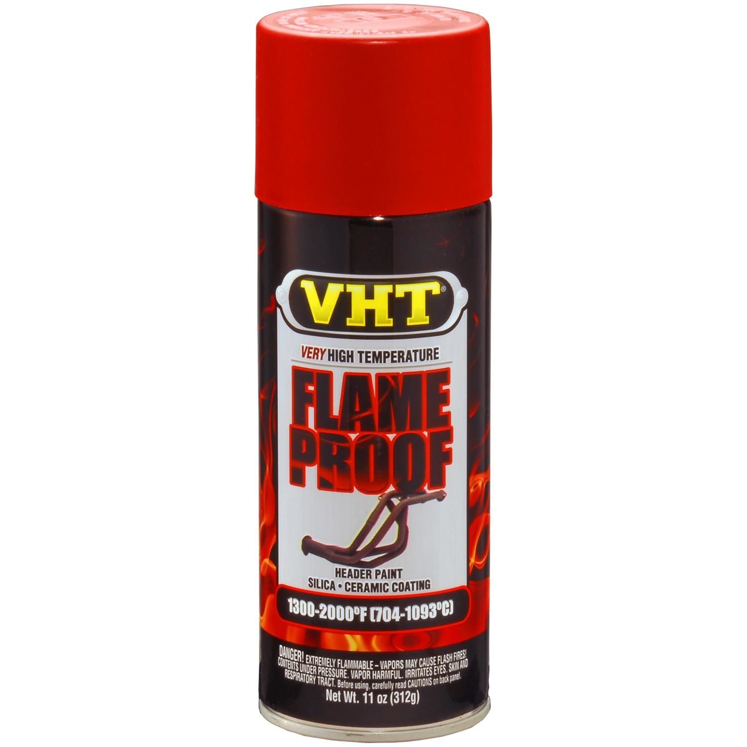 VHT Flat Red Flameproof High Heat Paint 11oz VHT Flat Red Flameproof High Heat Paint 11oz