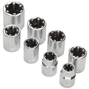 Duralast 8 pcs. grip drive socket set