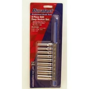 Duralast 1/4in Drive Socket Set 9 Piece
