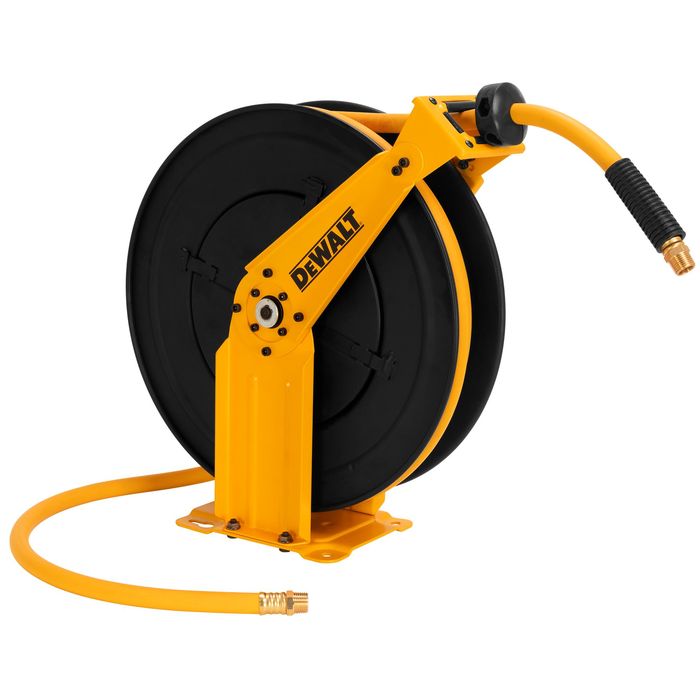 Dewalt 1/2in x 50ft Double Arm Auto Retracting Air Hose Reel