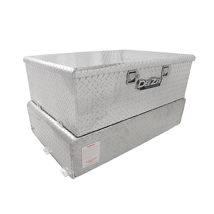 Dee Zee 25.5in x 30in 75 Gallon Brite-Tread Aluminum, Combo Liquid ...