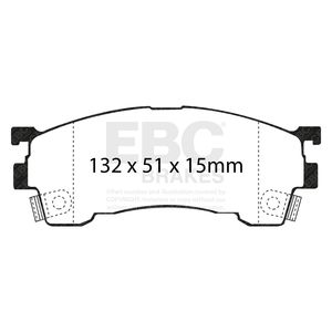 EBC Brakes Organic Disc Brake Pad Set DP3971C