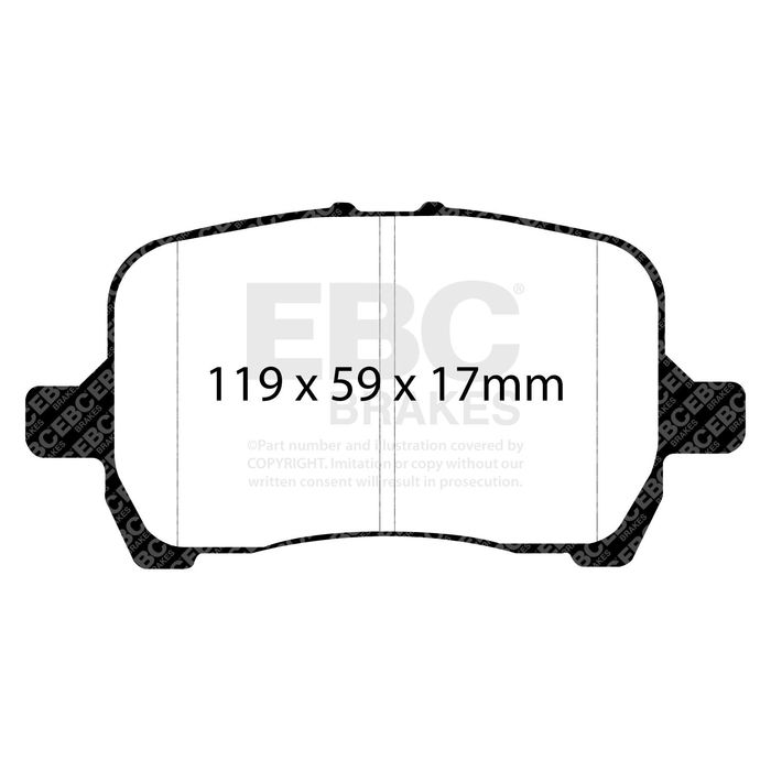 EBC Brakes Organic Disc Brake Pad Set DP41763R