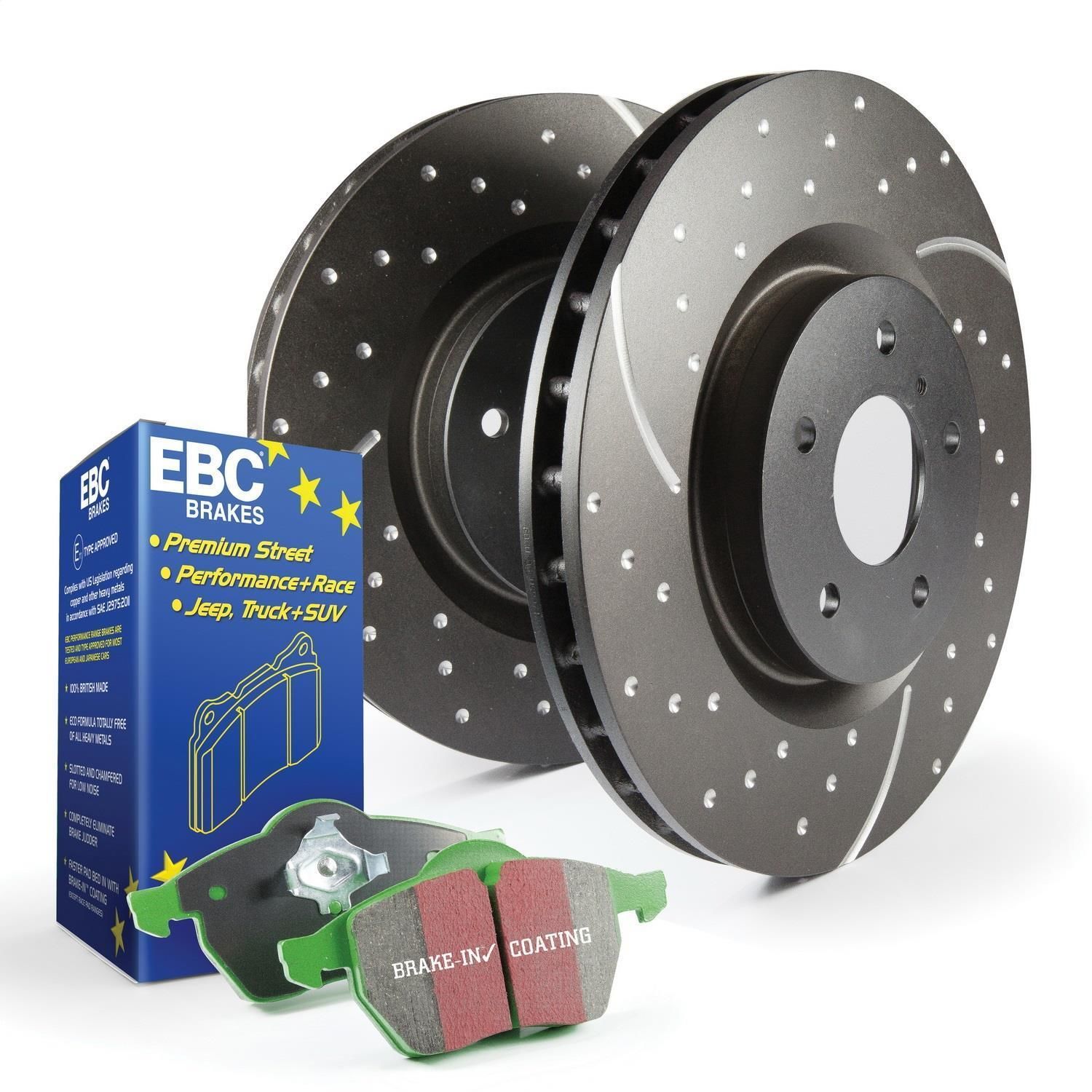 EBC Performance Brake Pads Rotors Kit S3KF1038