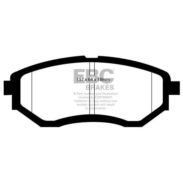 EBC Brakes Organic Disc Brake Pad Set UD1078