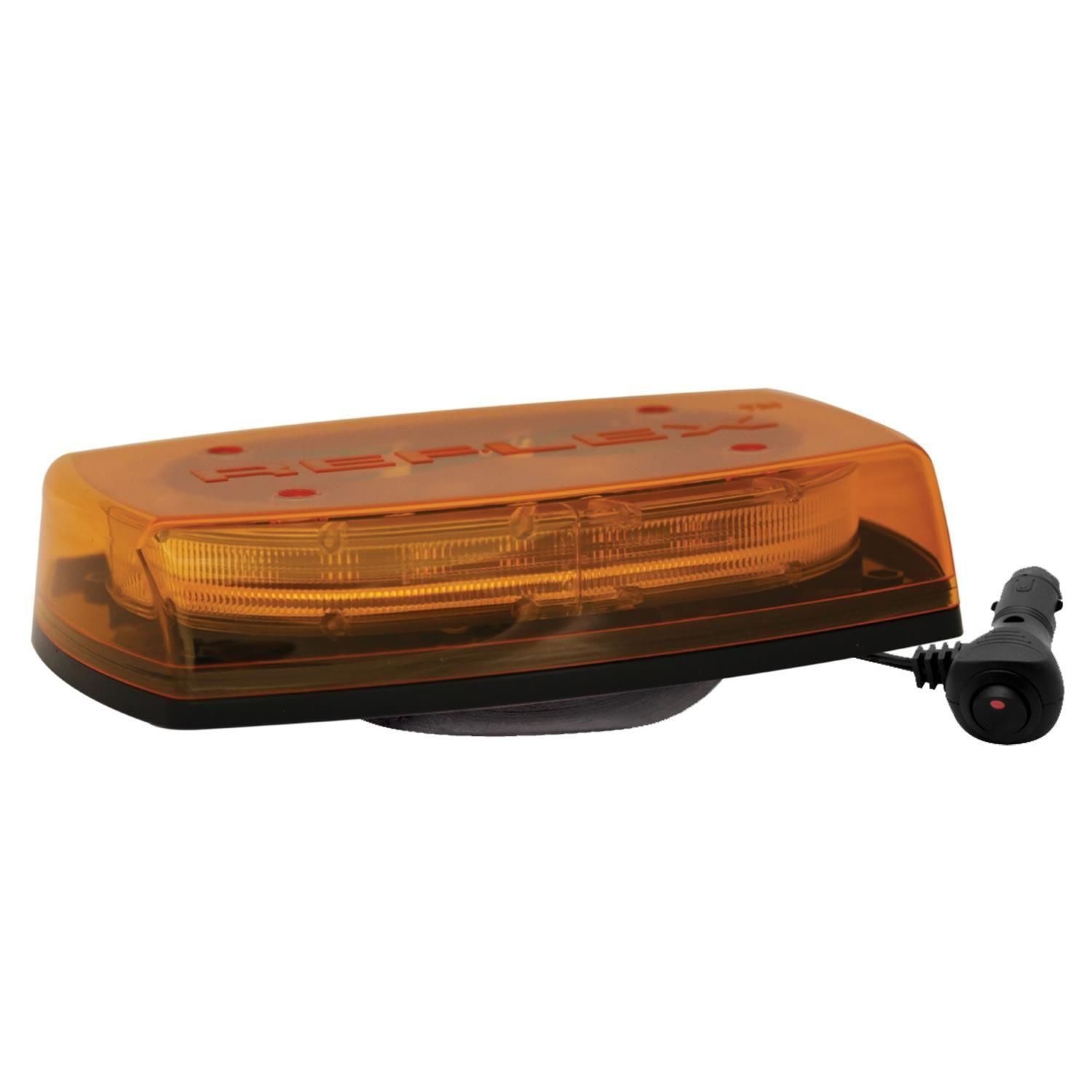 Ecco Amber Emergency LED Light Bar Magnetic Mount