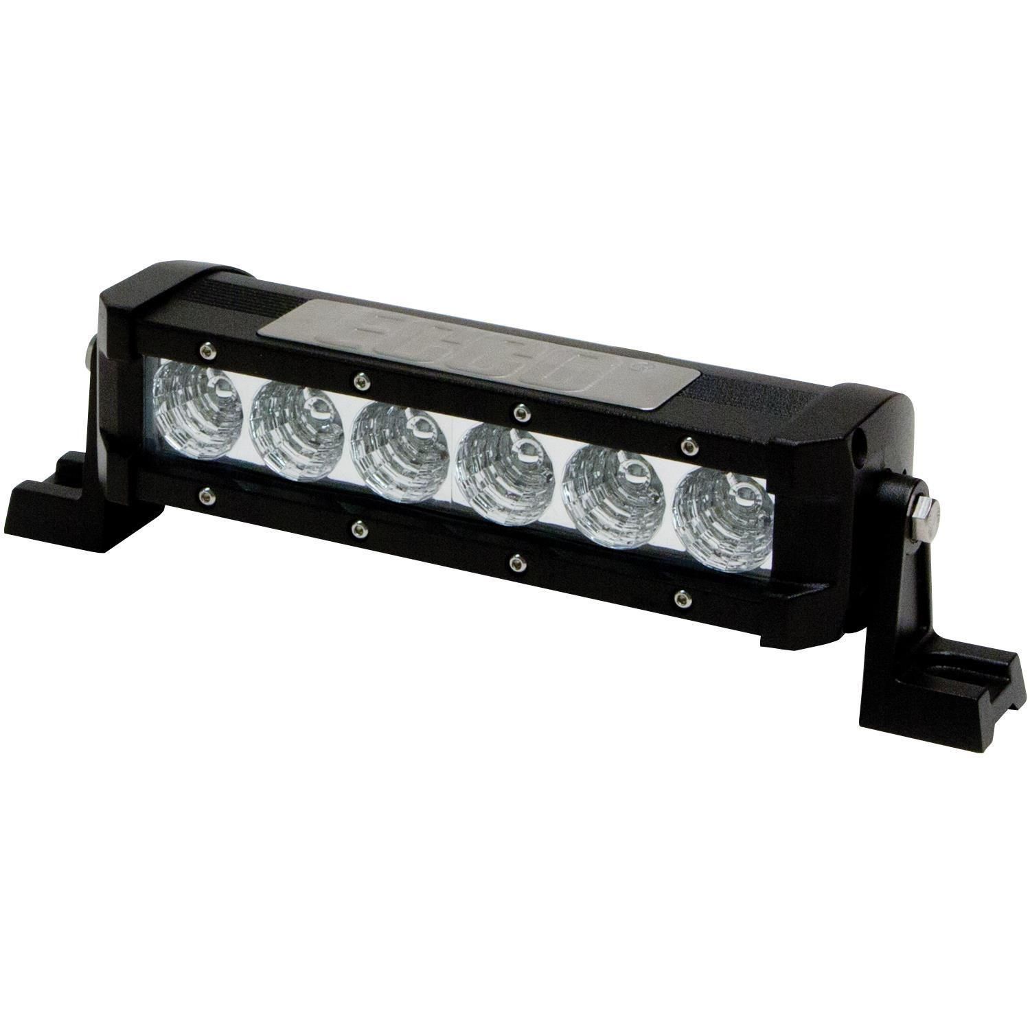 ECCO 8in 8 Watt 6 LED Clear Flood Beam Utility Bar
