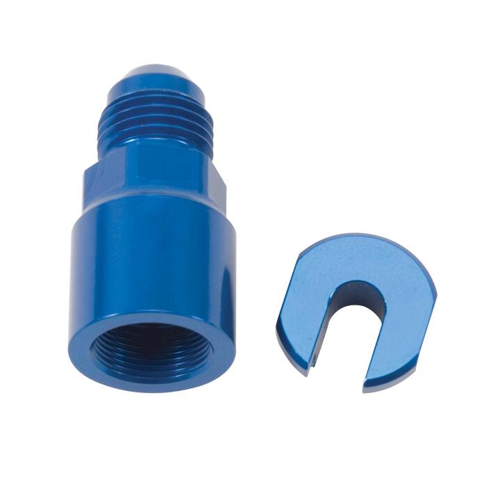 Russell Anodized Blue -4AN to 5/16in NPT Male to Female Quick ...