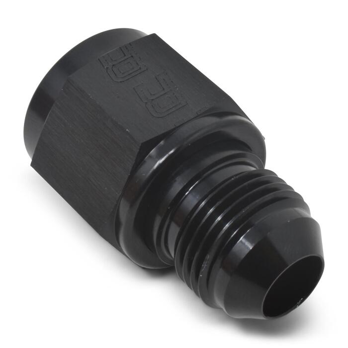 Russell Black Finish -8AN to 6AN Female to Male Reducer Straight ...