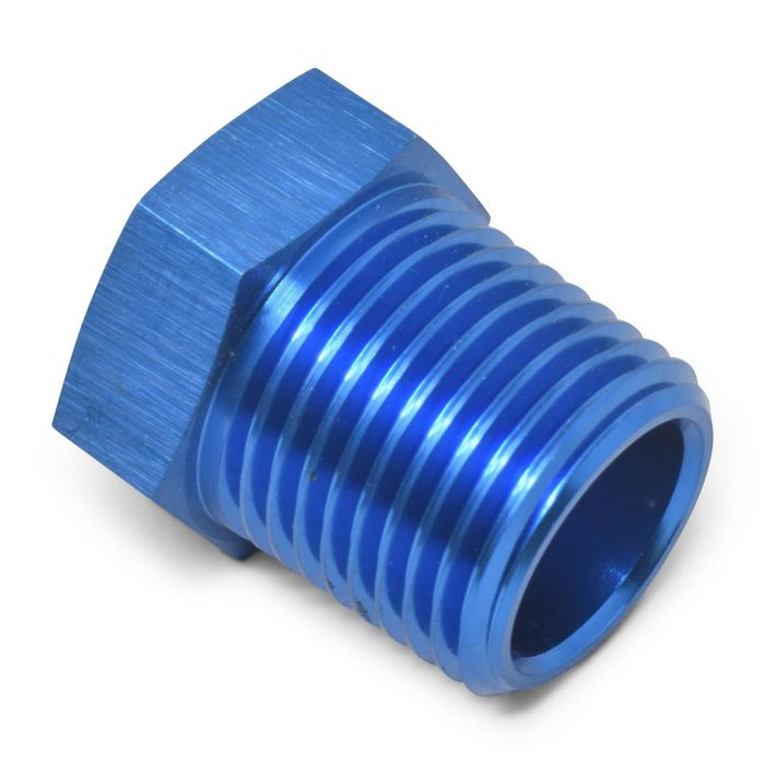 Russell 1/2in to 1/4in NPT Bushing Reducer Straight Adapter Fitting