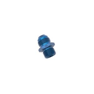 Russell Anodized Blue -16AN to 16mm Flare Straight Adapter Fitting