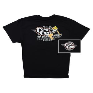 COMP Cams Pin-Up Girl/Retro COMP Cams Logo Extra Large T-Shirt C1038-XL