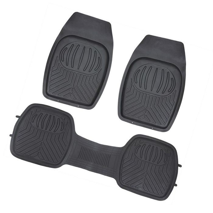 Seal Skin Covers Black PVC Runner Car Mat Pack 4 Piece
