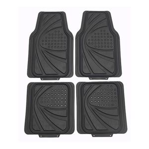 Seal Skin Covers Black PVC Heavy Duty Car Mat Pack 4 Piece