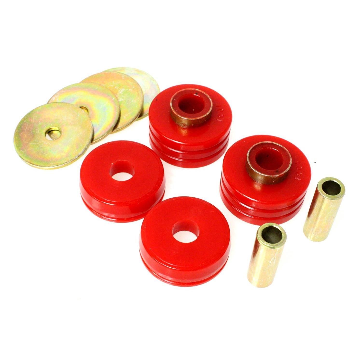 Energy Suspension 9.4102R Red Universal Mount Isolator Set 10 Piece