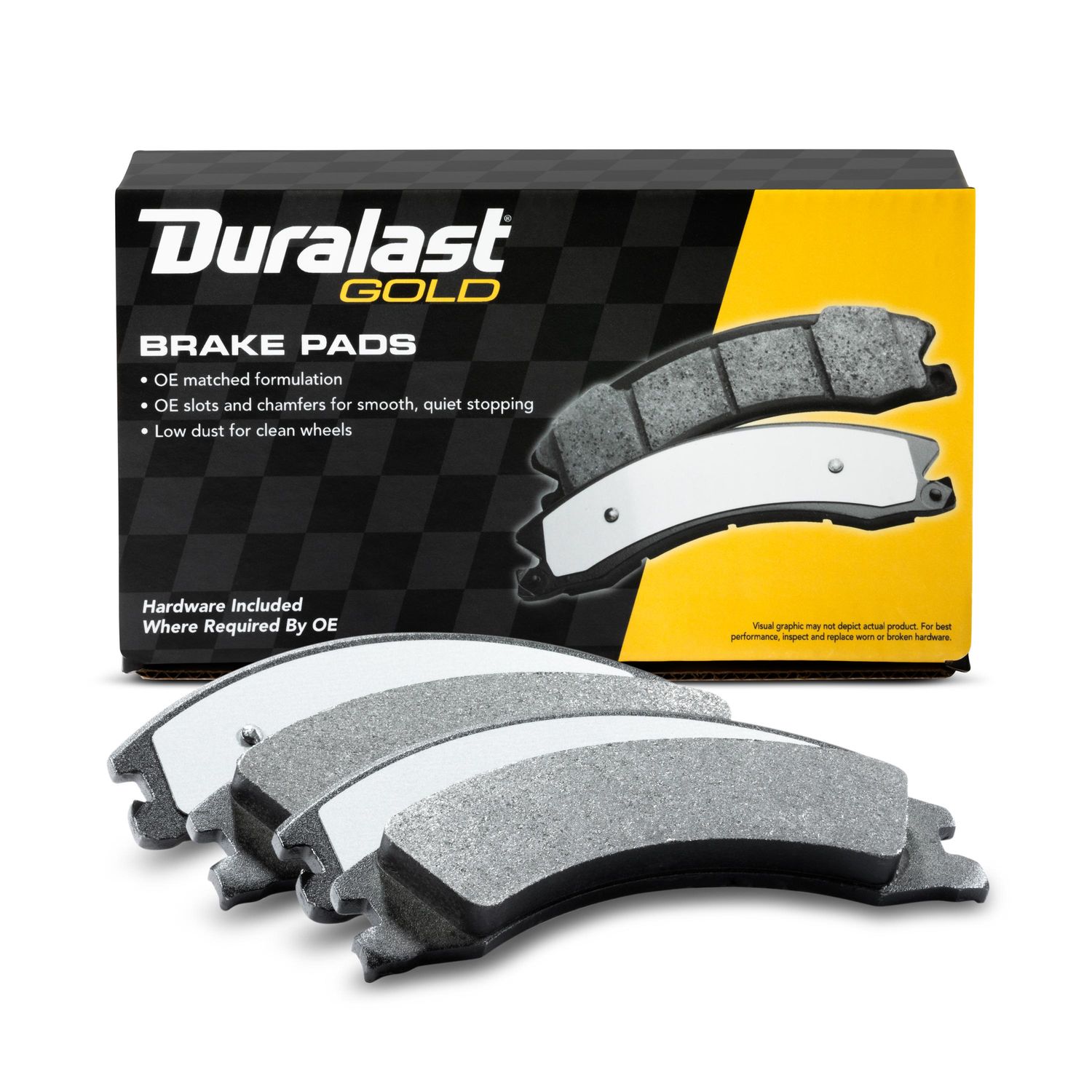 Duralast Gold Semi Metallic Disc Brake Pad Set Dg1330