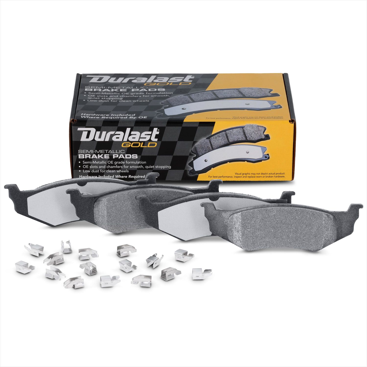 Duralast Gold Semi Metallic Brake Pads Dg658
