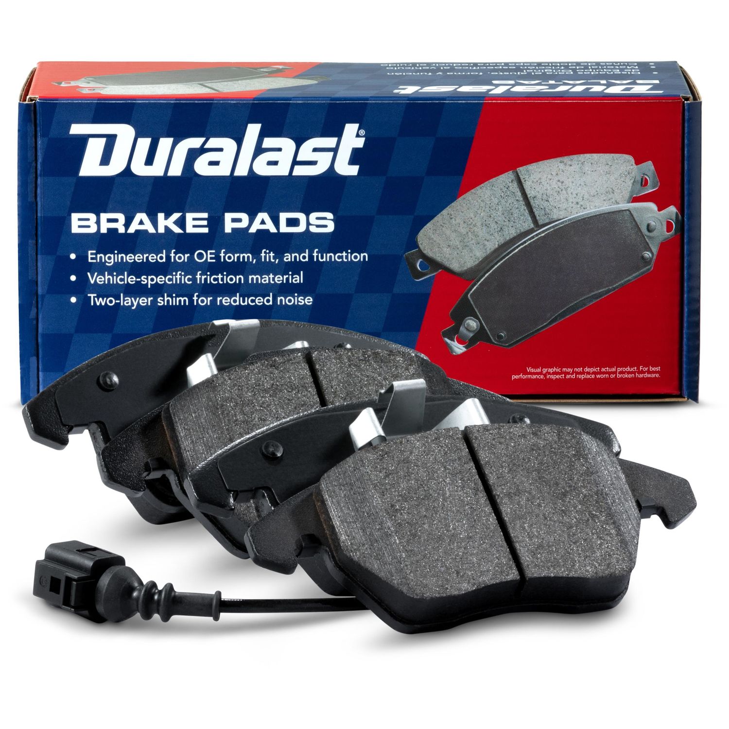 Duralast Semi-Metallic Brake Pads MKD1107