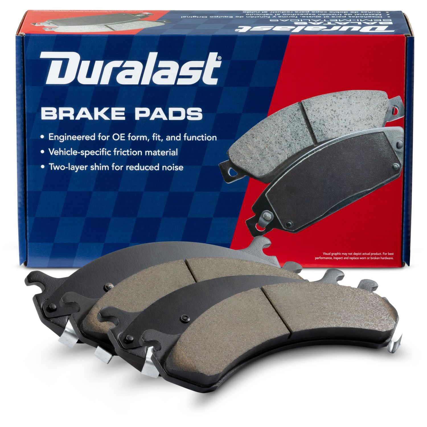 Duralast Semi Metallic Brake Pads Mkd784