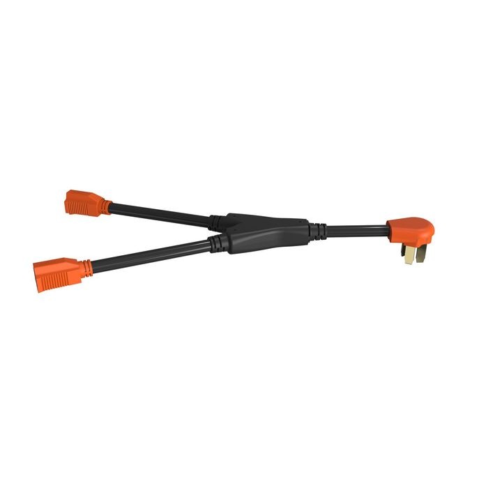 Epicord 125 Volt 30 Amps L5-30P Generator Y-Adapter 4-Prong Male to 2 ...