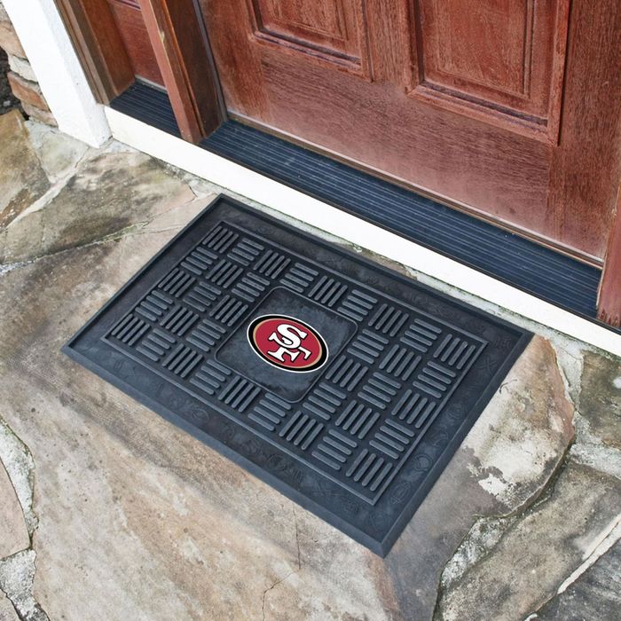 FANMATS San Francisco 49ers Vinyl Door Mat