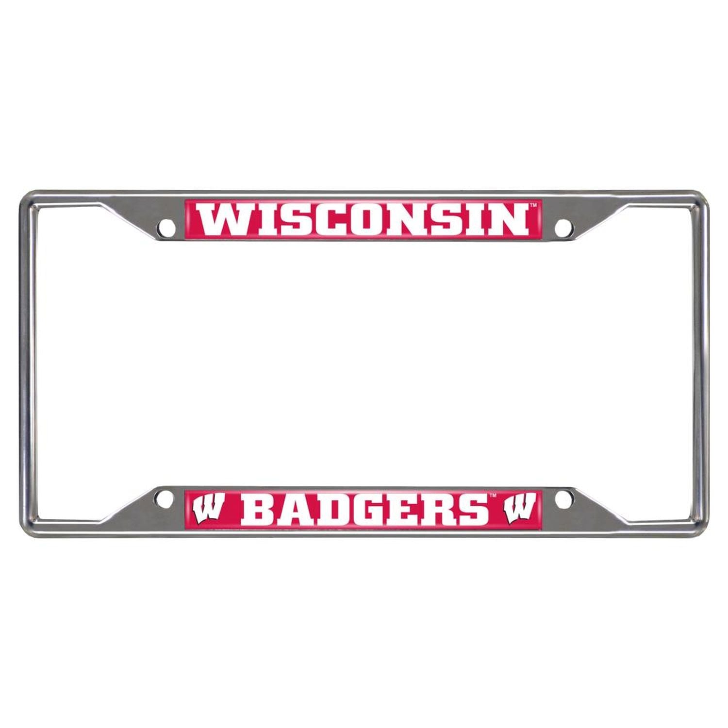 FANMATS University Of Wisconsin License Plate Frame