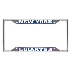 FANMATS 6 1/4 in. X 12 1/4 in. New York Giants License Plate Frame