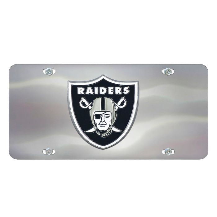 FANMATS Las Vegas Raiders Diecast License Plate