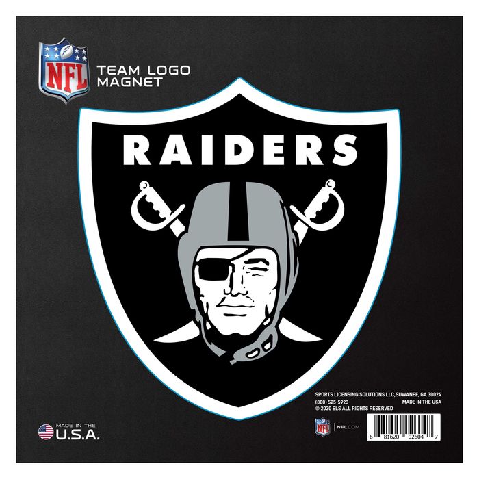 FANMATS 10in Las Vegas Raiders Large Team Logo Magnet