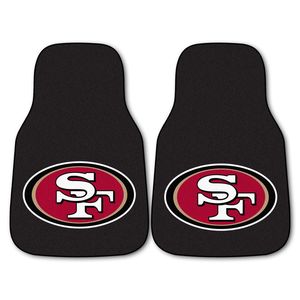 FANMATS San Francisco 49ers Carpet Floor Mat 2 Piece