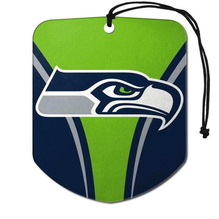 FANMATS Seattle Seahawks Hanging Air Freshener 2 Pack