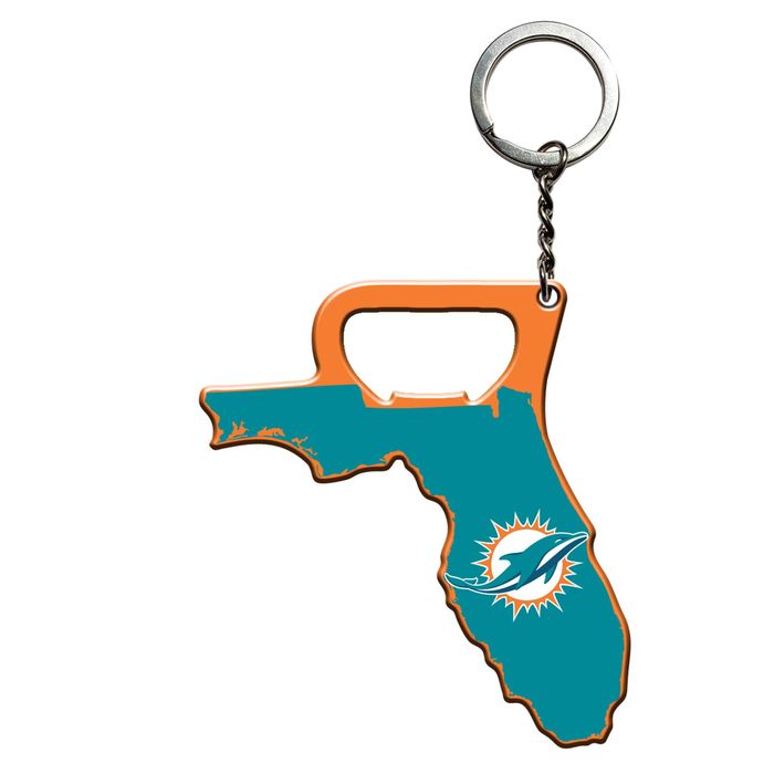 FANMATS Miami Dolphins Keychain Bottle Opener