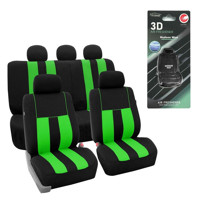 FH Group Striking Striped Full Seat Cover Set