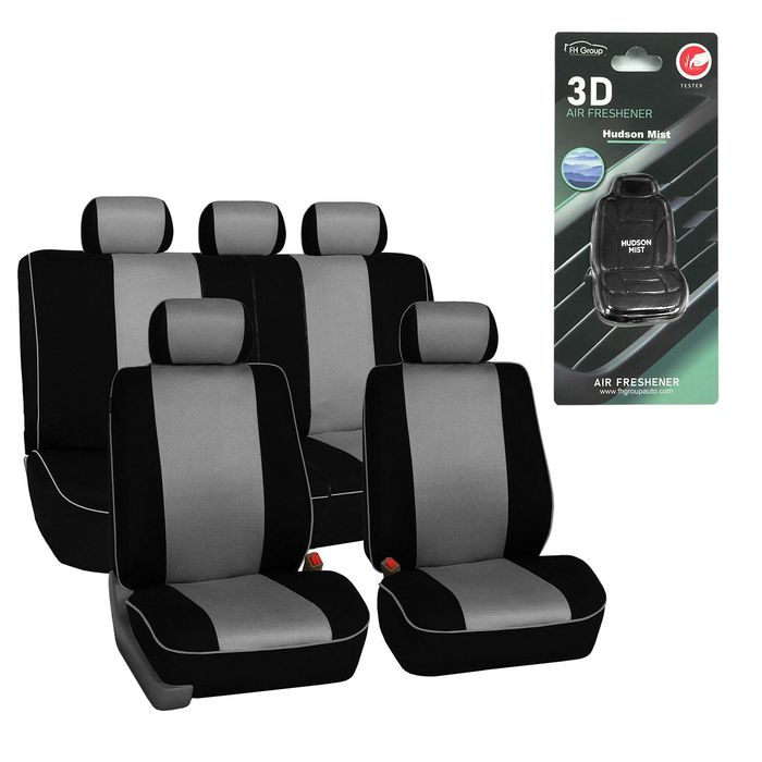 FH Group Edgy Piping Full Seat Cover Set