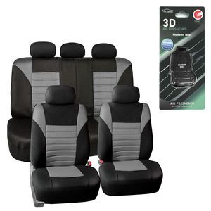 FH Group Premium 3D Air Mesh Full Seat Cover Set