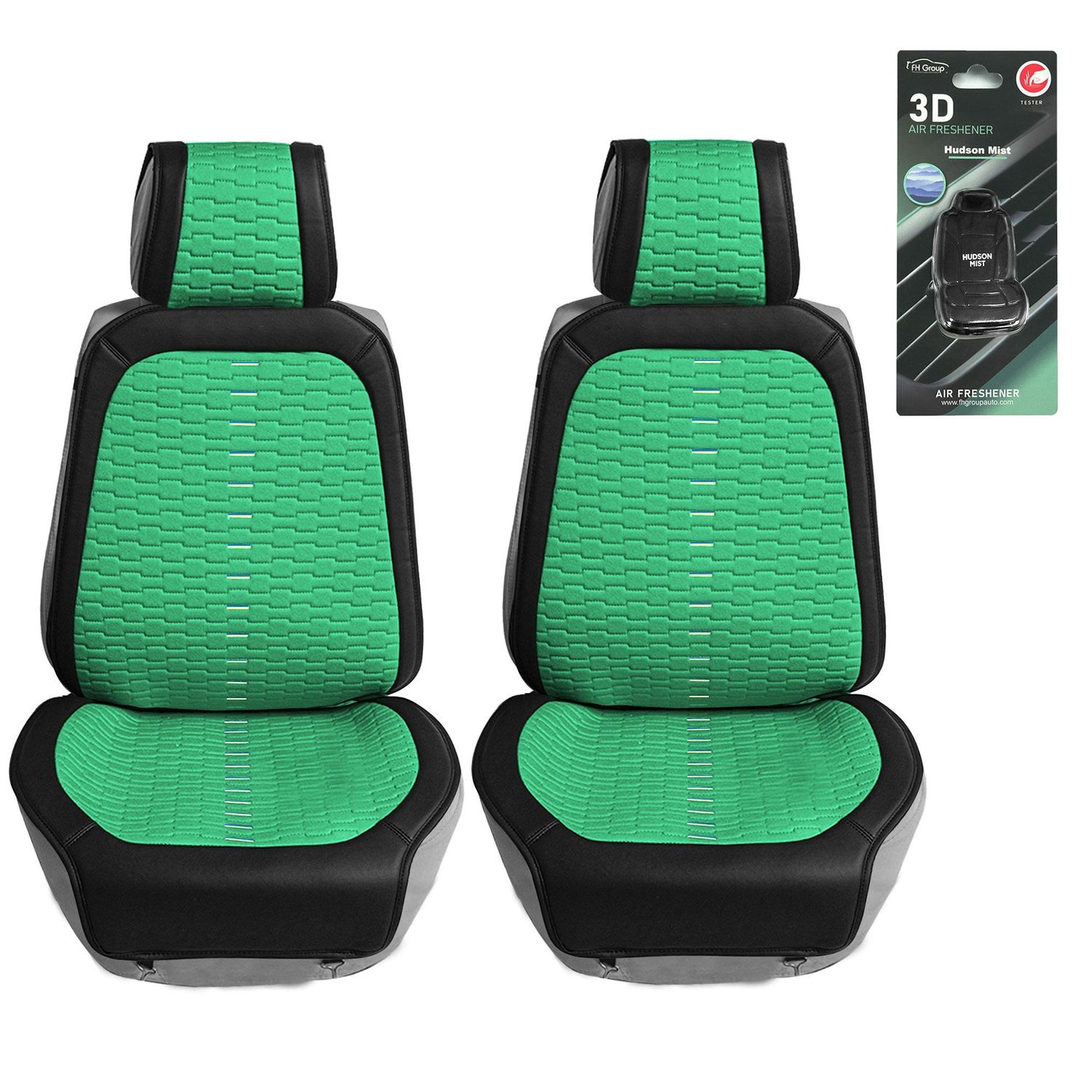 FH Group Colorful Ultra Car Seat Cushions Front Set