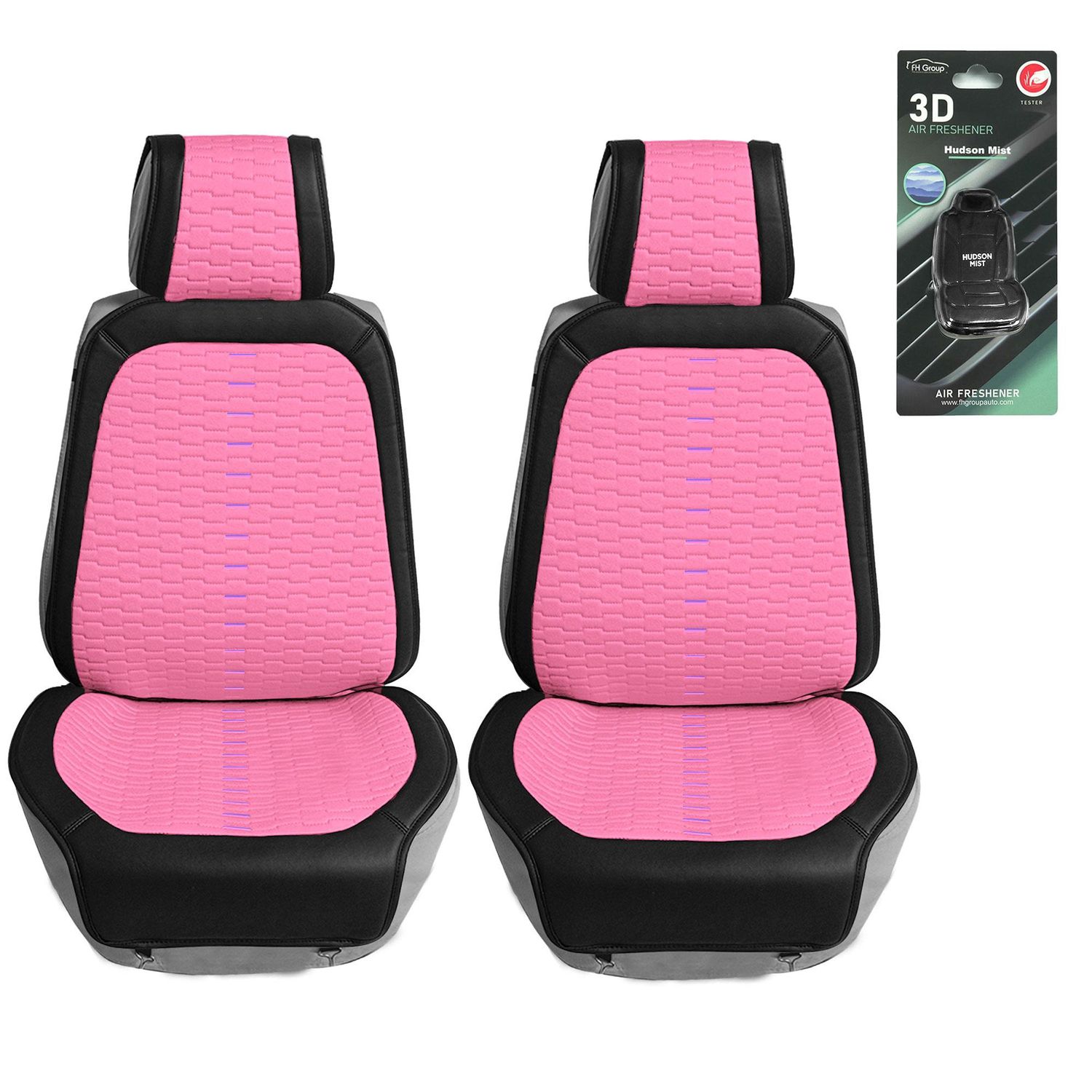 FH Group Colorful Ultra Car Seat Cushions Front Set