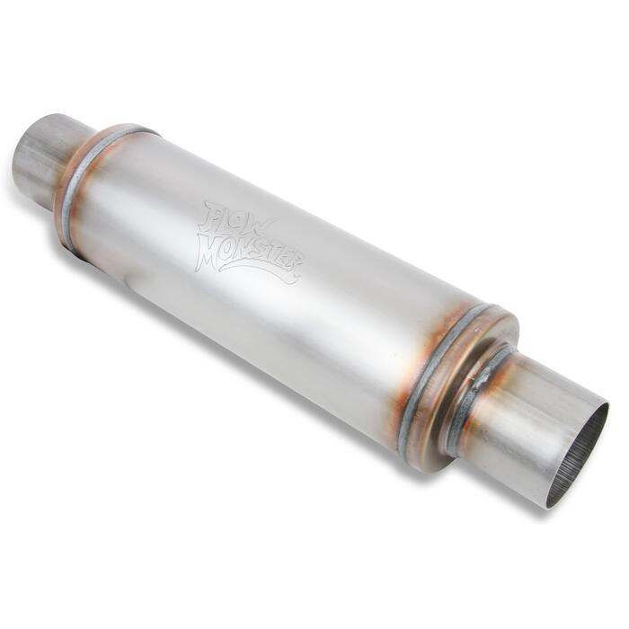 Flowmaster 3in Center Inlet 3in Center Outlet 5.00 x 14.00 Round Case ...