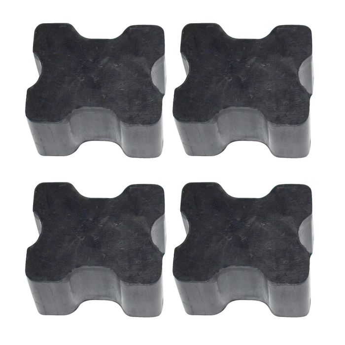 SureBilt 1in to 1 1/2in Rubber Front Coil Spring Booster 4 Pack